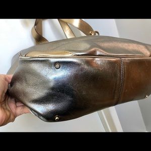 kate spade | Bags | Kate Spade Metallic Twotoned Boutique Bag | Poshmark
